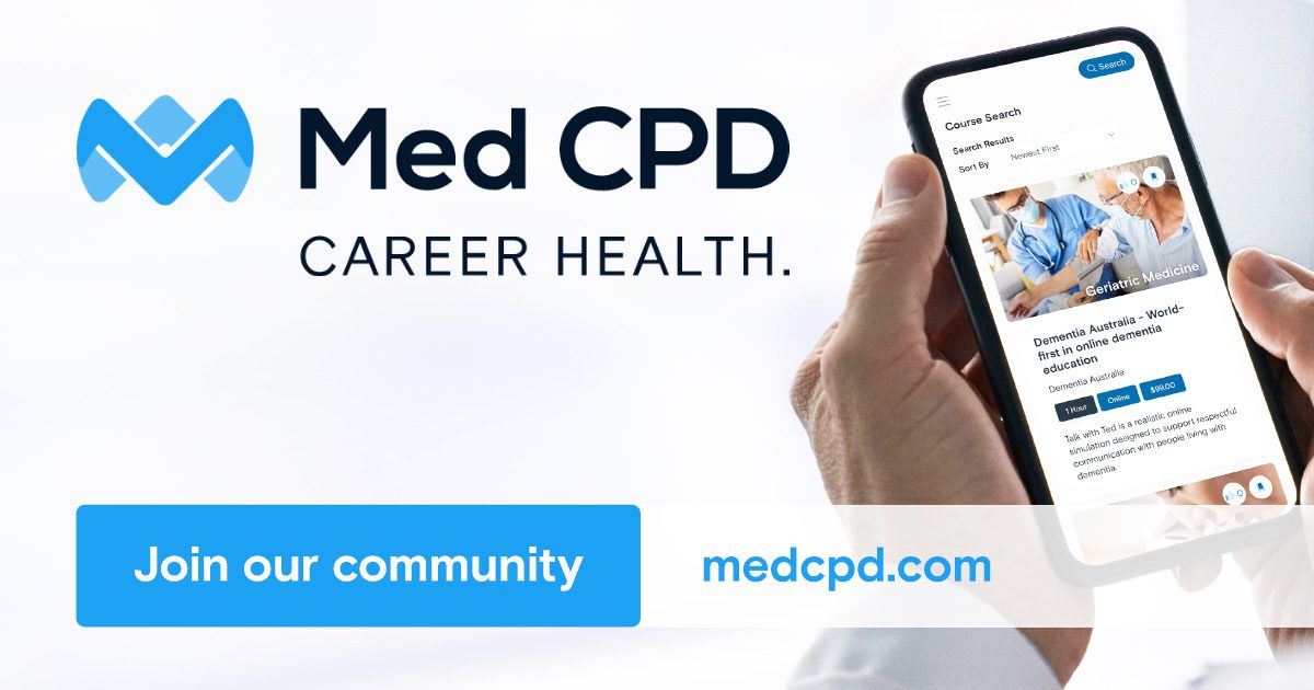 Australian Medical Professional Development Courses Online | Med CPD